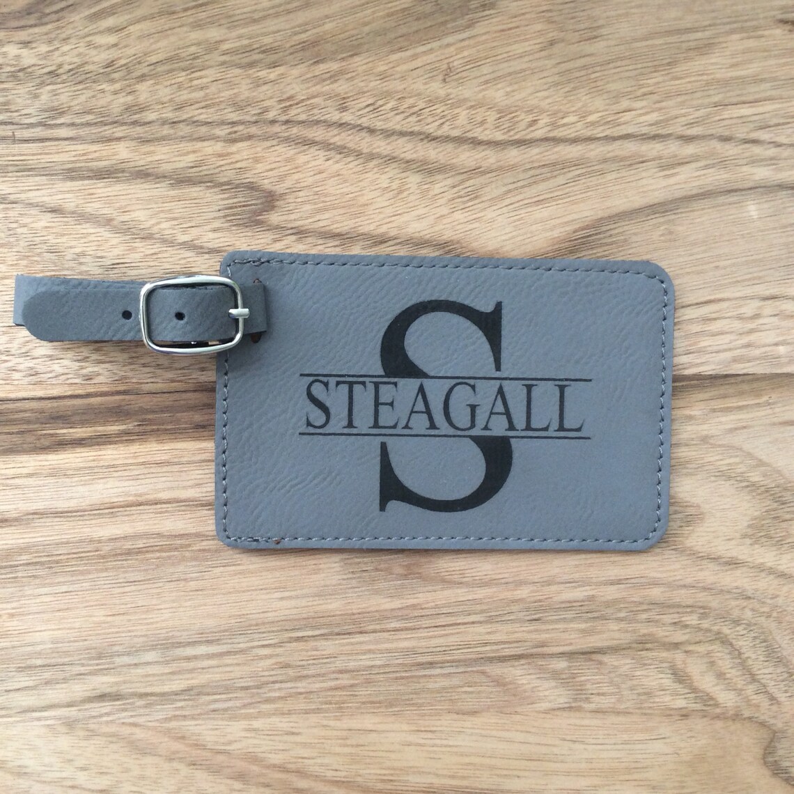 Personalized Luggage Tag Bag Tag Laser Engraved Leatherette - Etsy