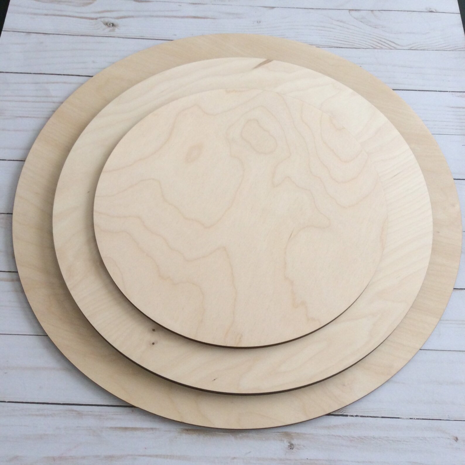 Packs of 1/4 Wood Blanks Circle Signs Round Blanks DIY - Etsy