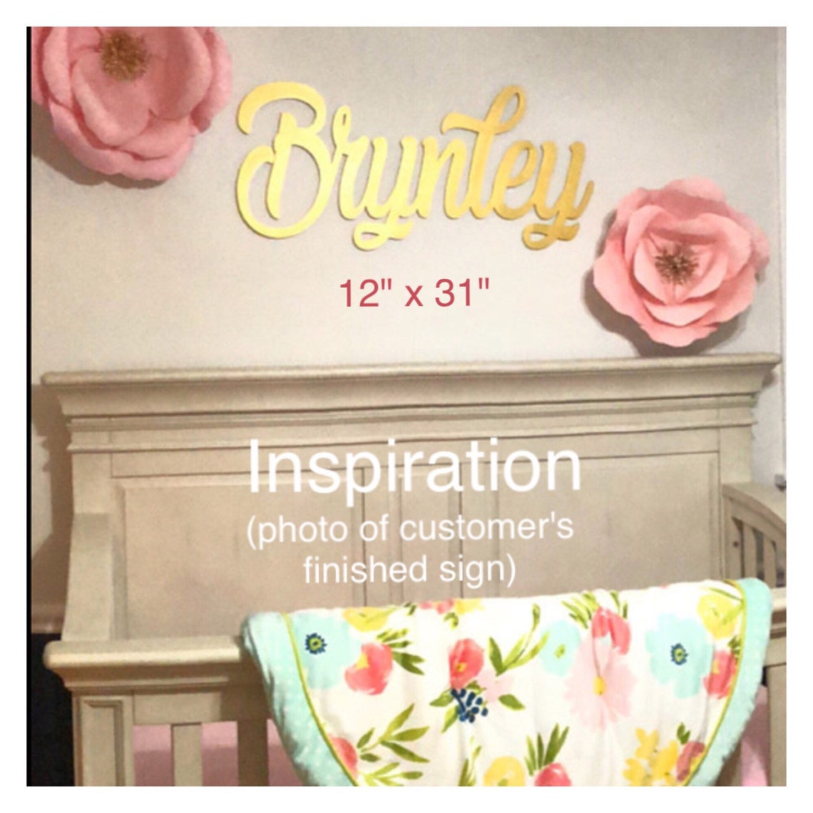 Custom Wood Name Sign Nursery Wall Decor Personalized Wood | Etsy