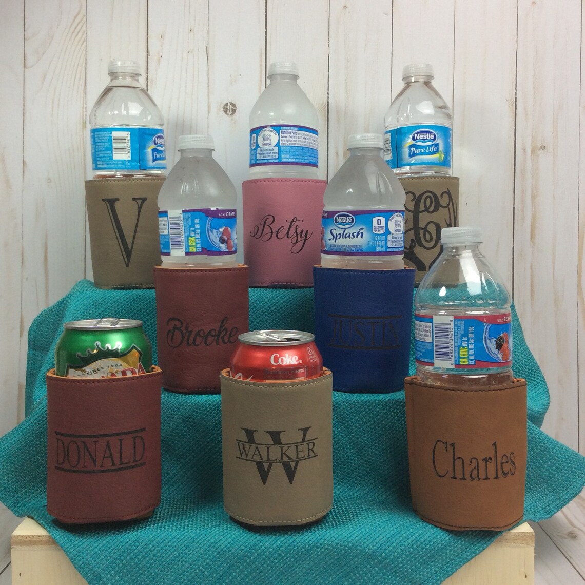 Personalized Laser Engraved Can Cooler, Drink Holder, Beer Holder ...