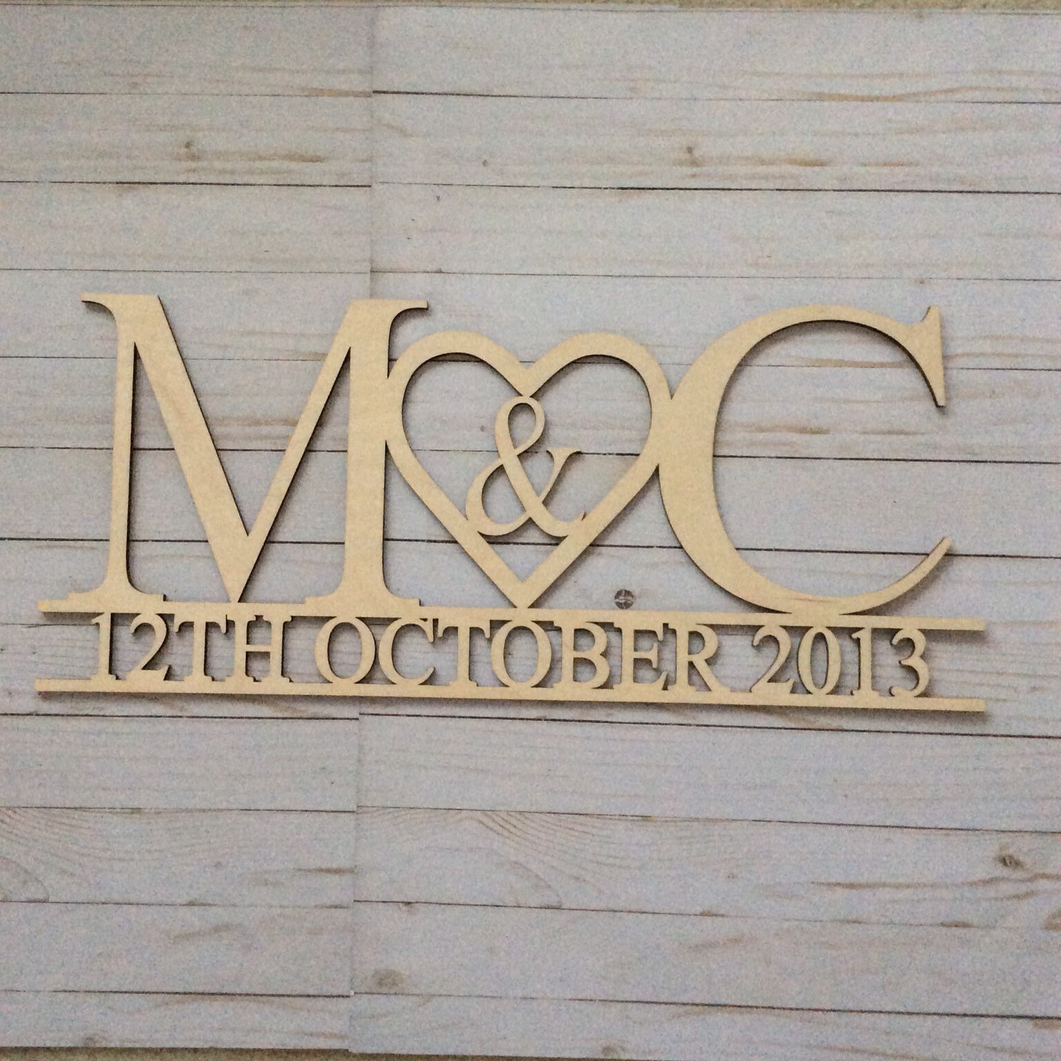 Couple Sign, Unpainted Wedding Sign, Wood Name Sign, Anniversary Sign ...