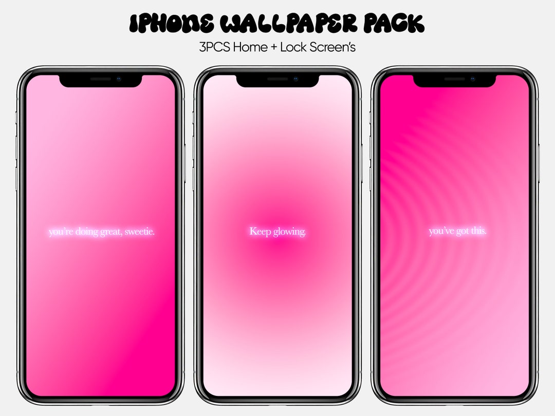 Pink Affirmation Wallpaper, Affirmation Phone Background, Pink Phone ...