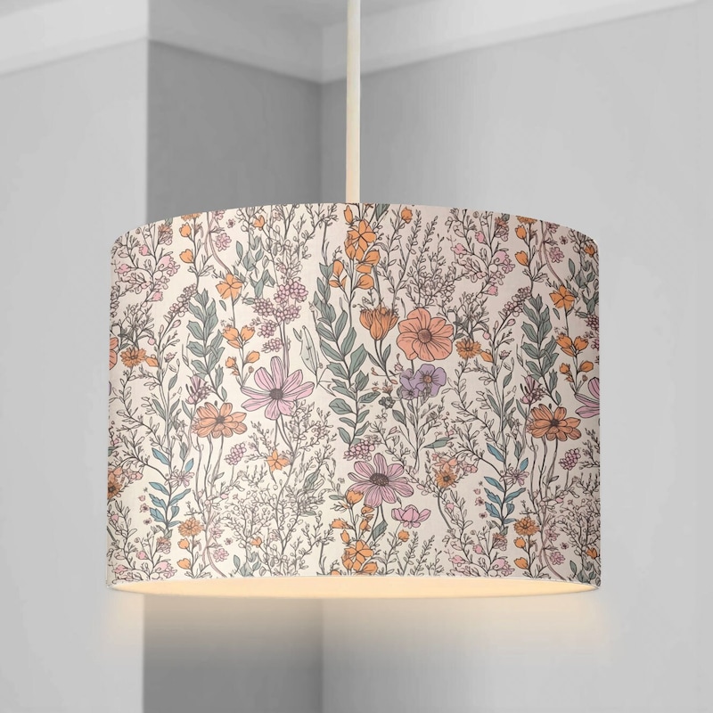 Floral Lamp Shades - Etsy UK