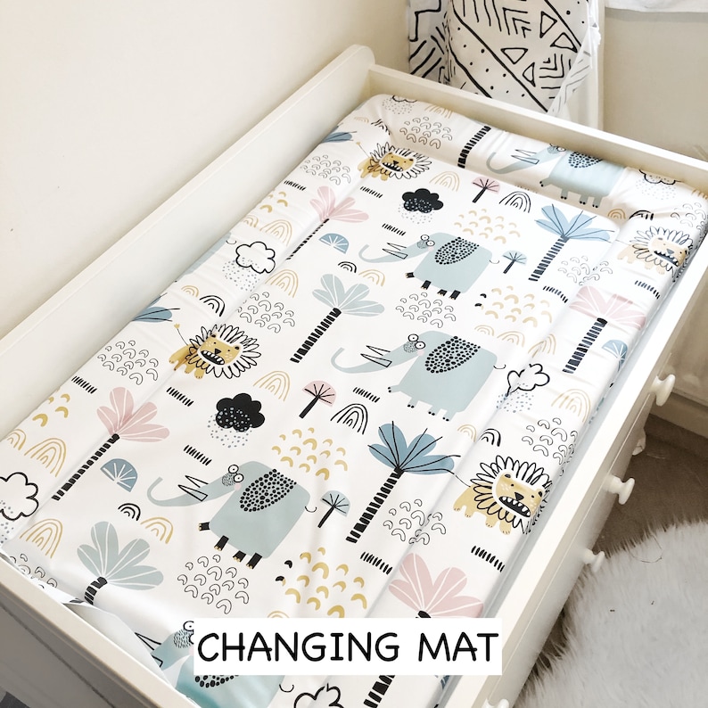 Changing Mat SAFARI Changing Mat Safari Decor Travel Mat | Etsy UK