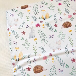 Changing Mat, WOODLAND Animals Changing Mat, Foxes, Rabbits, Eucalyptus ...