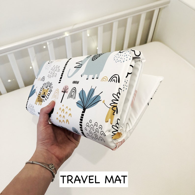 Changing Mat SAFARI Changing Mat Safari Decor Travel Mat | Etsy UK