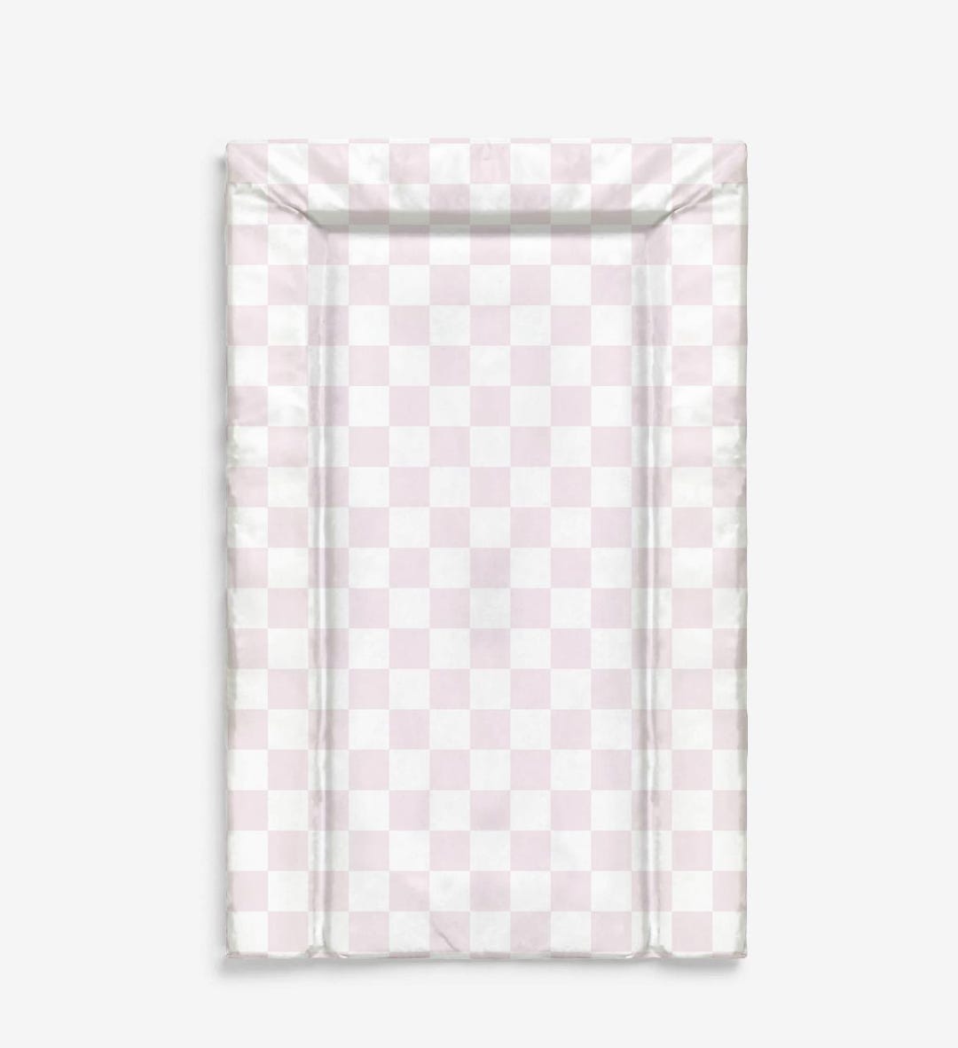 Baby Changing Mat - Pink and White Check, Nappy Changing Mat ...