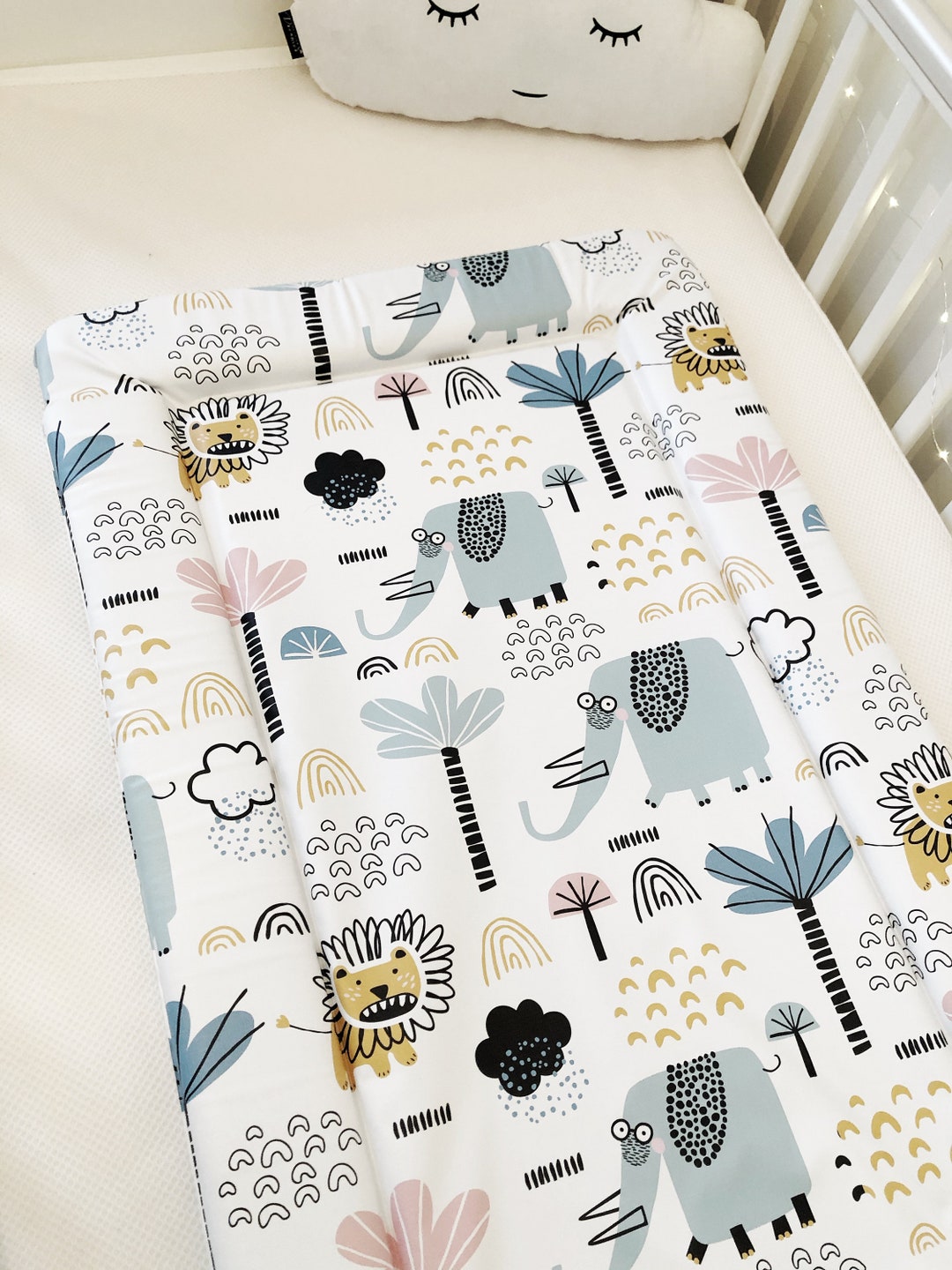 Changing Mat, SAFARI Changing Mat, Safari Decor, Travel Mat, Children's ...