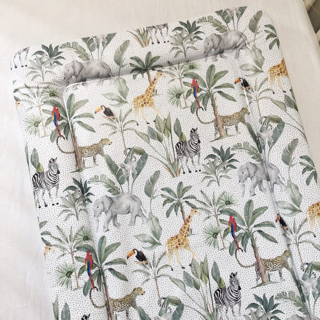Baby Changing Mat - Safari Jungle Spots, Nappy Changing Mat, Waterproof ...