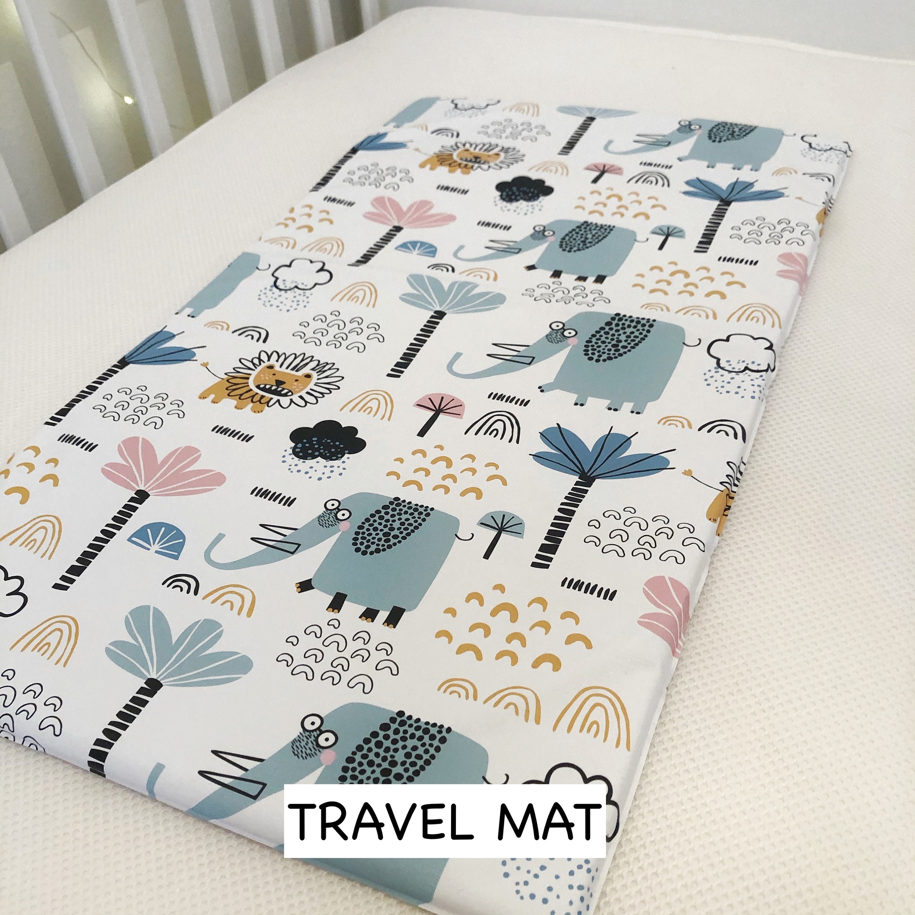 Changing Mat SAFARI Changing Mat Safari Decor Travel Mat | Etsy UK