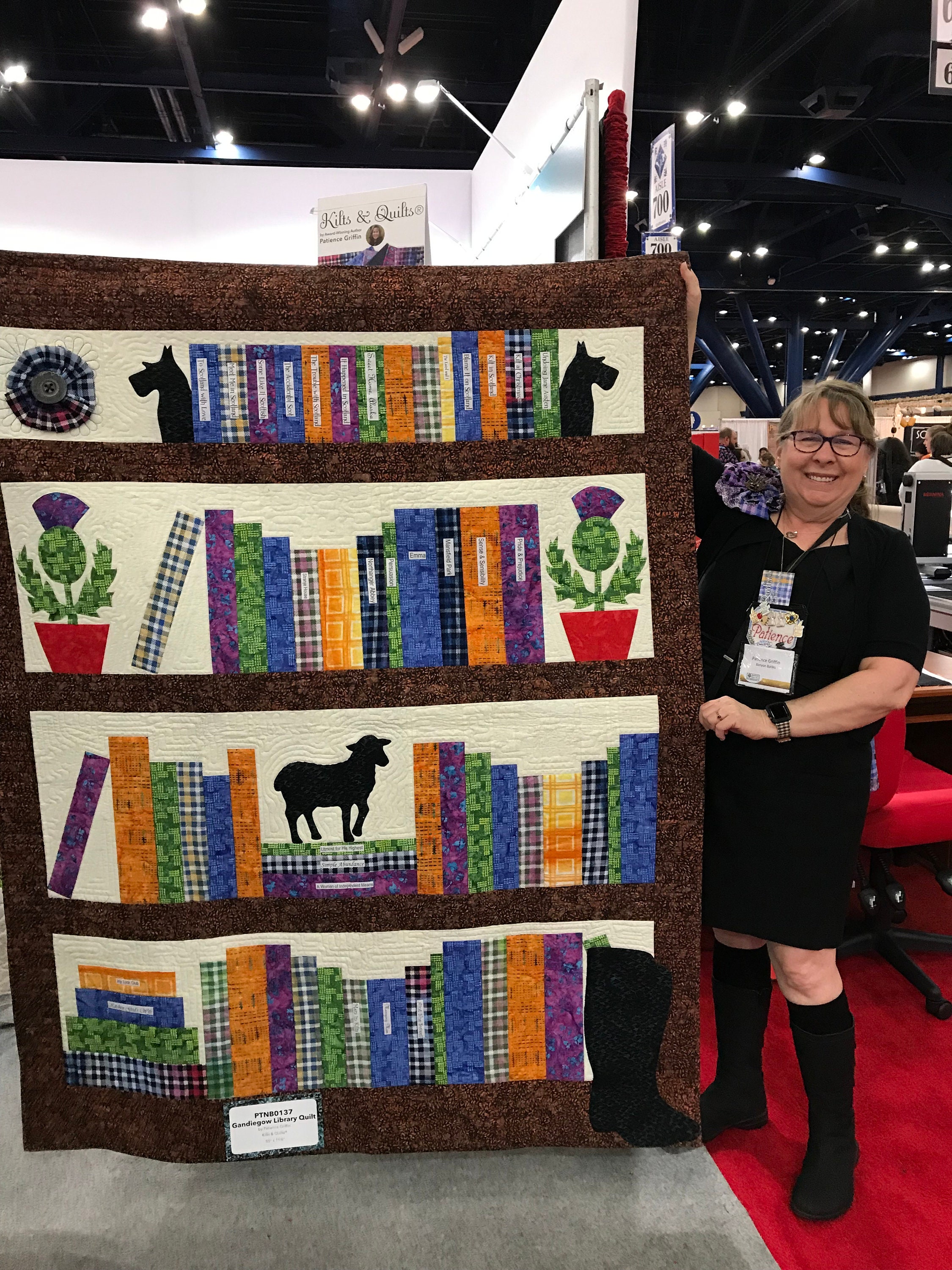 Gandiegow Library Quilt-printed Pattern featured in the Kilts - Etsy Canada