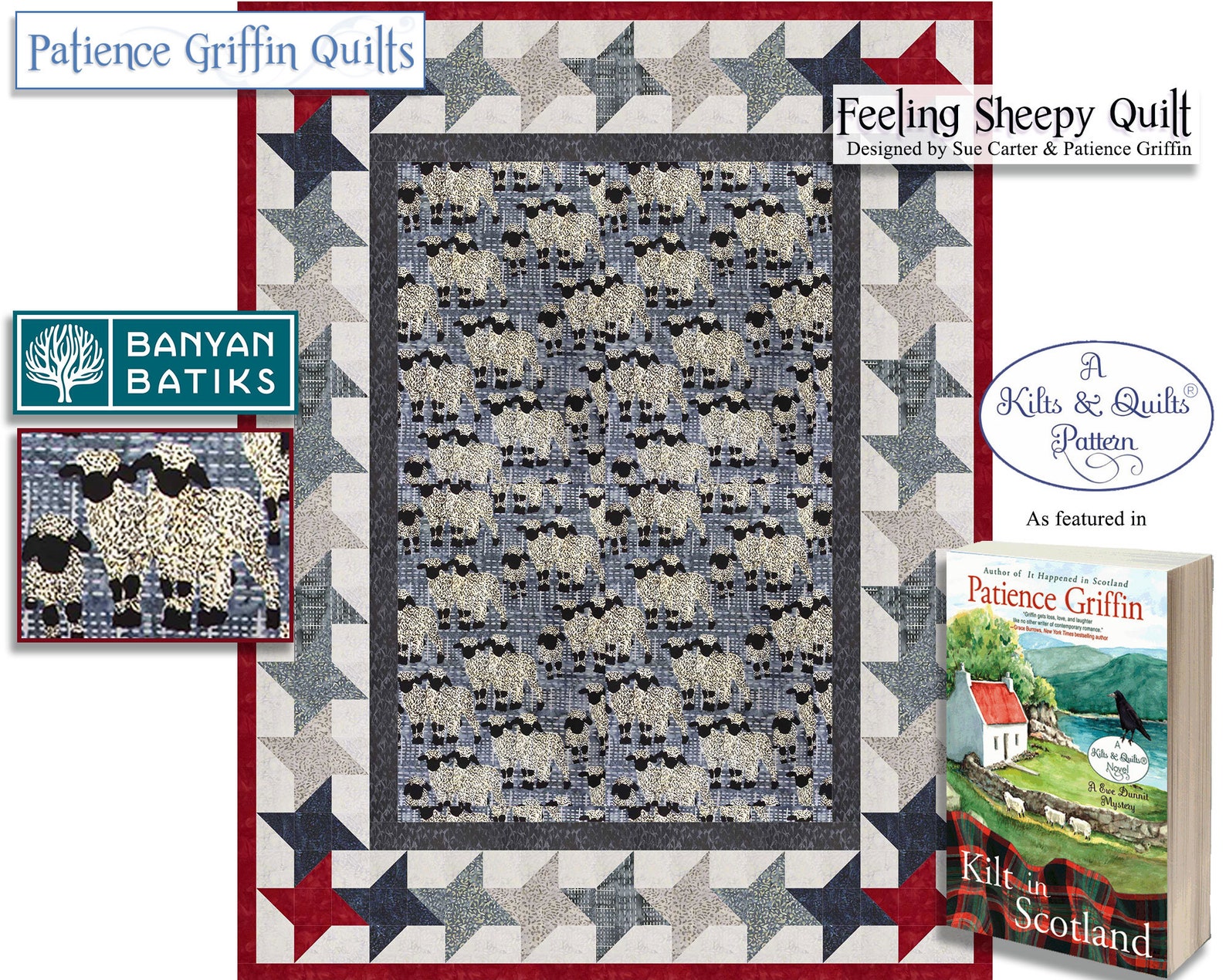 Feeling Sheepy Quilt-printed Pattern (featured in the Kilts and Quilts ...