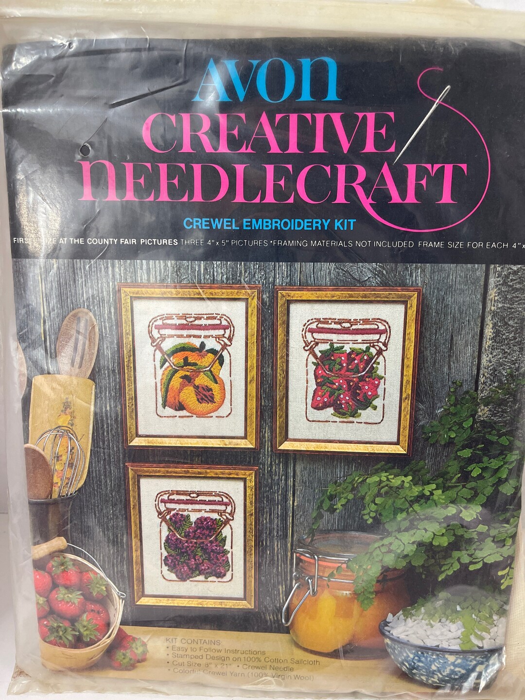 Vintage 1975 Avon Creative Needlecraft First Prize at the County Fair ...