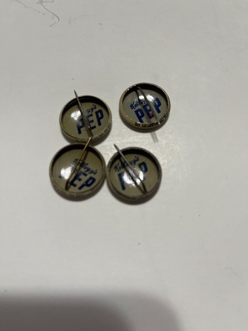 Vintage Kellogg’s Pep Pins Set of 4, 1945. Maggie, Nina, Skeezix and ...