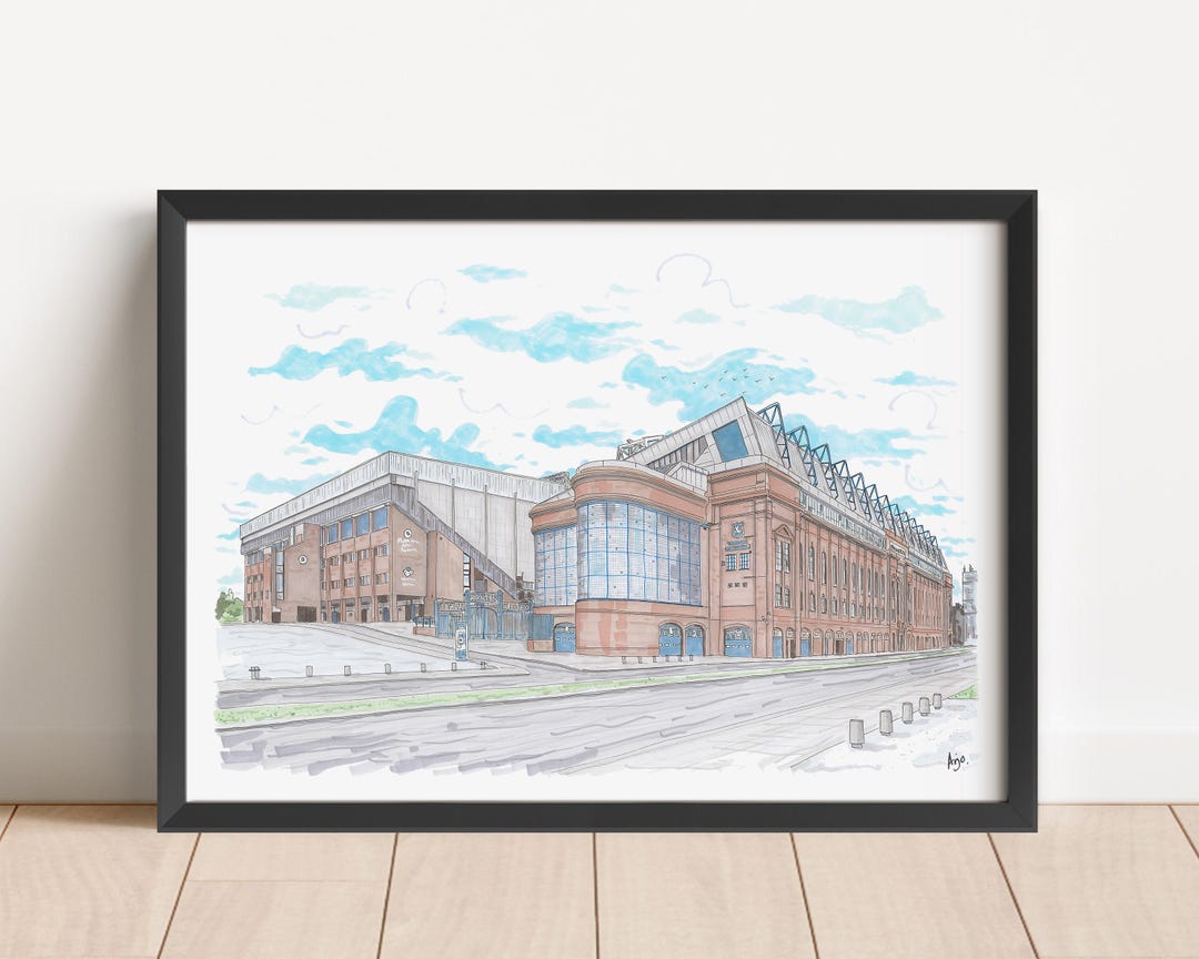 Ibrox Stadium, Rangers F.C, Rangers, Glasgow, Scottish Premiership ...