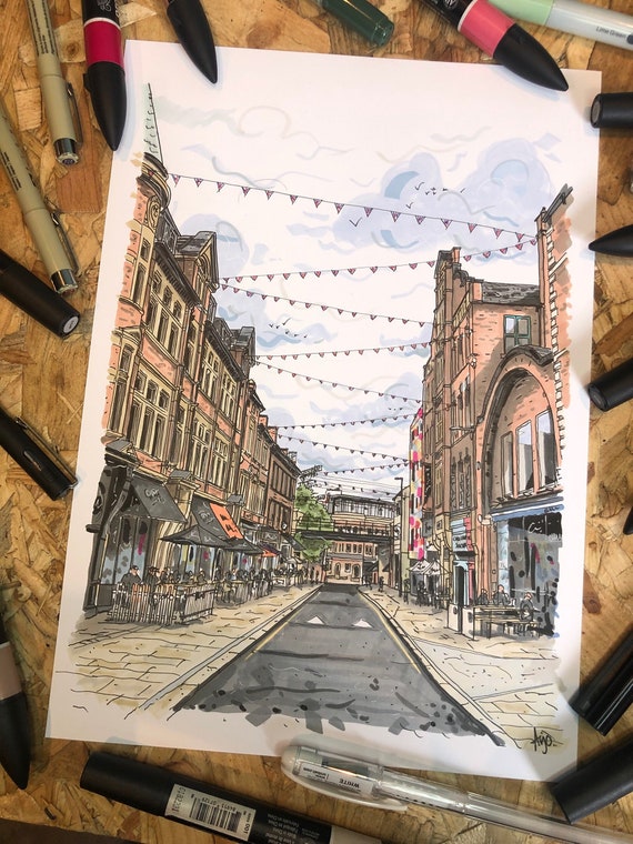 Call Lane Leeds Leeds Bar Nightlife Street Scene - Etsy