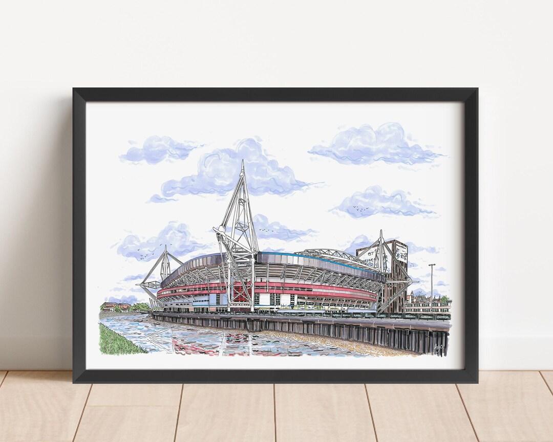Principality Stadium Art Print: Cardiff, Wales - Football/soccer Home ...