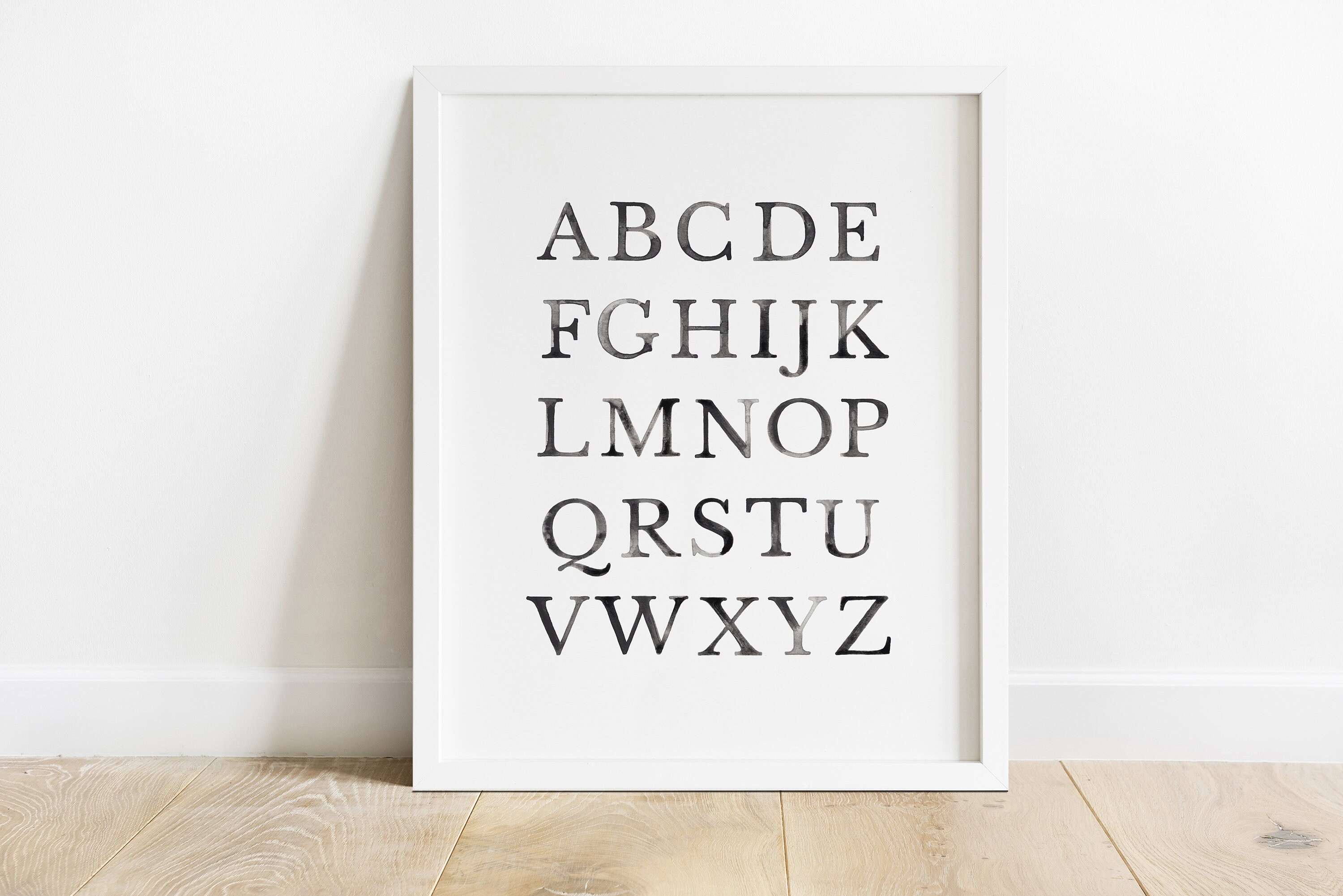 Alphabet | Digital Art Print || Printable | Download | ABC ...