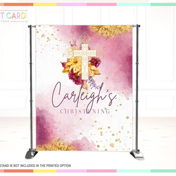 Christening Backdrop - Etsy