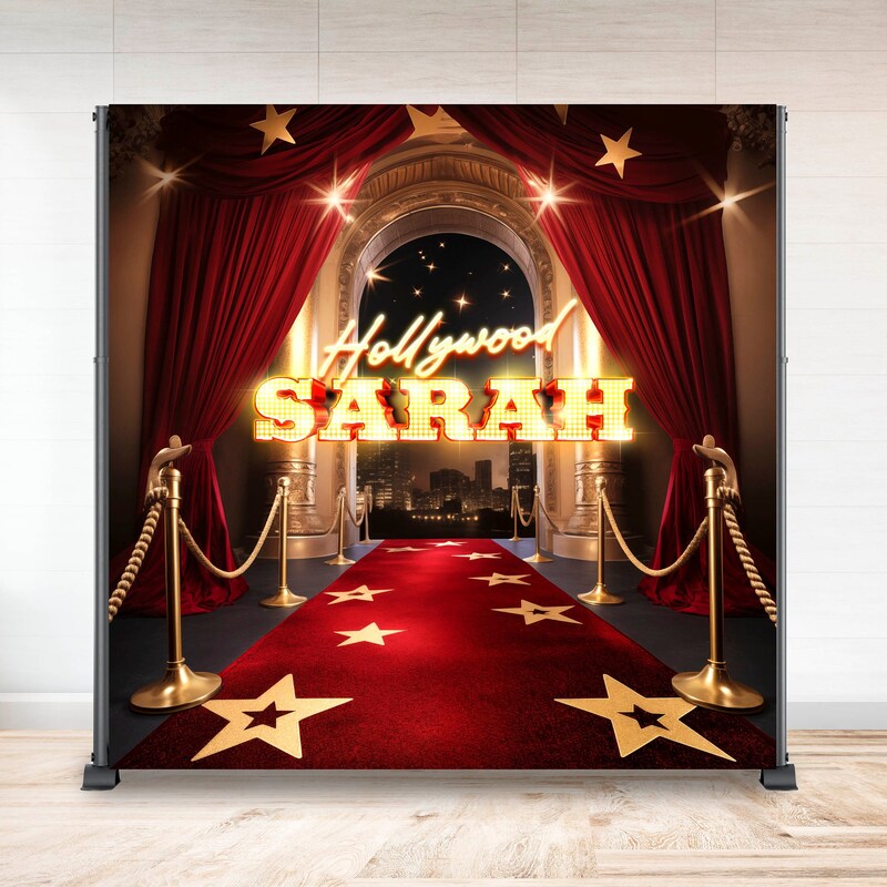 Hollywood Backdrop - Etsy
