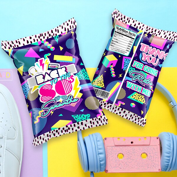 Graffiti Chip Bags - Etsy