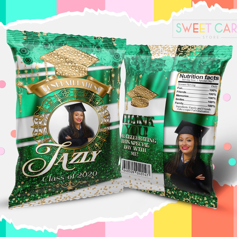Graduation Chip Bags - Etsy