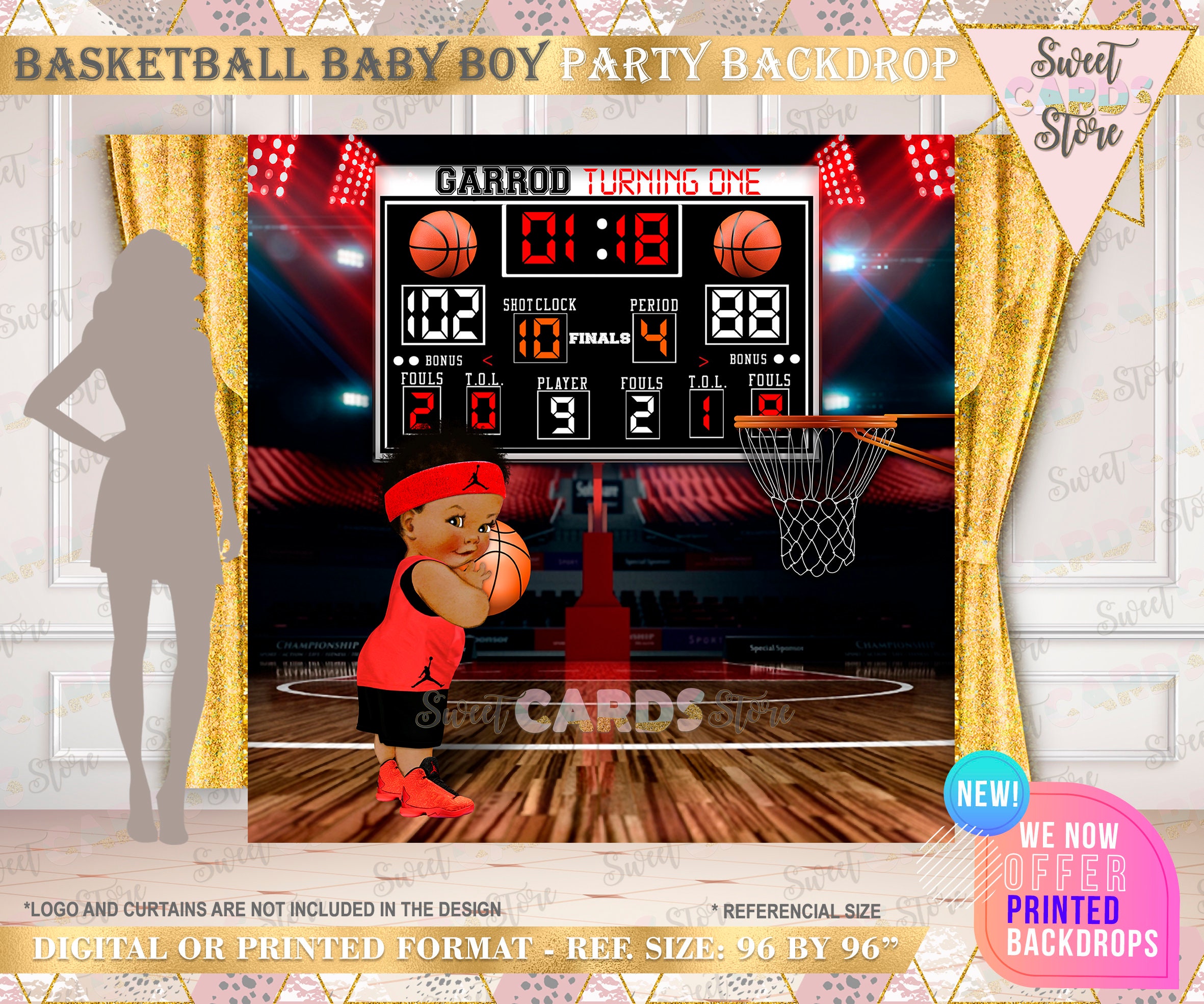 Basketball Backdrop Basket Backdrop Basket Game Score Board - Etsy