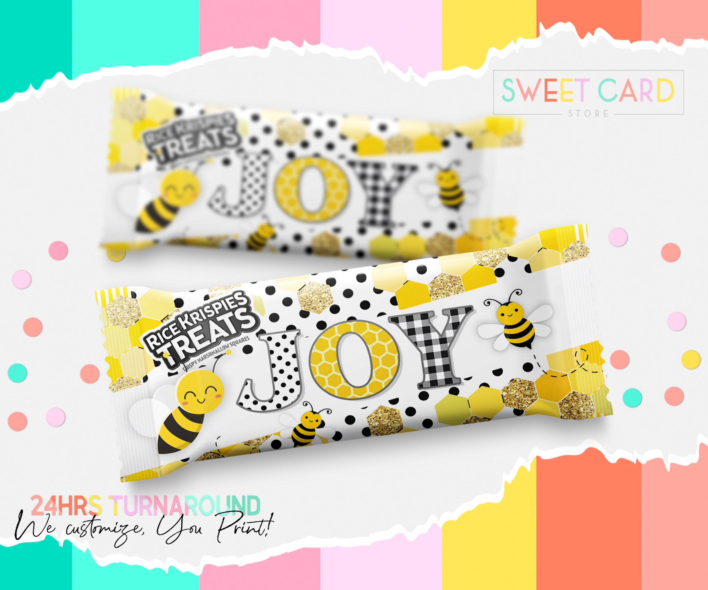 BEE CHIP BAG Bumble Bee Birthday Party Chip Bag Sweet Bee - Etsy