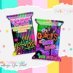 GRAFFITI POP ROCKS, Graffiti Retro 80s 90s Pop Rocks Wrapper Template ...