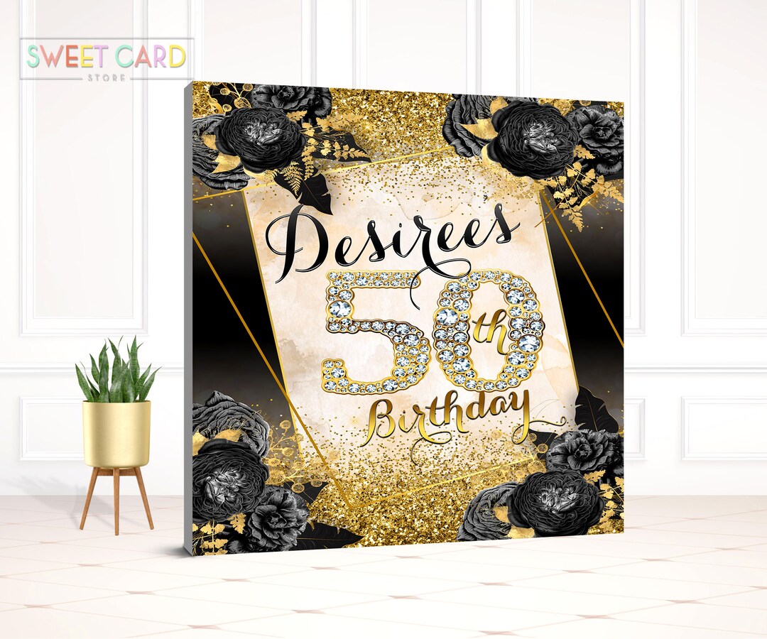 50th Diamonds Backdrop Elegant Backdrop Diamonds 40th 50th - Etsy
