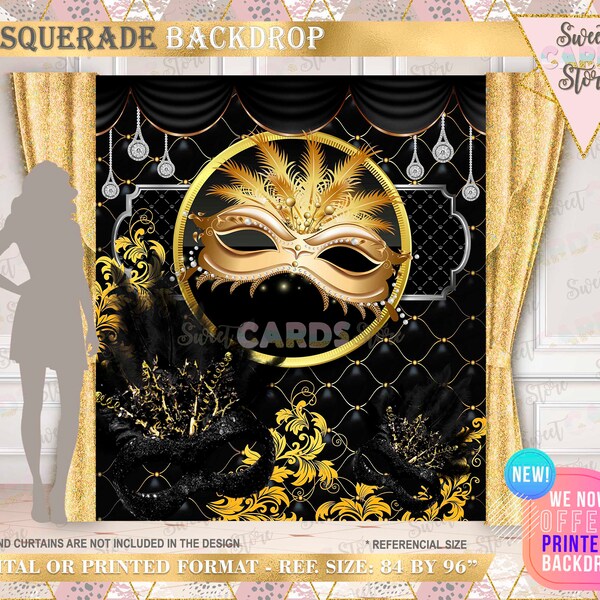 Masquerade Backdrop - Etsy