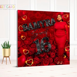 Roses Wall Backdrop Roses Birthday Backdrop Elegant - Etsy