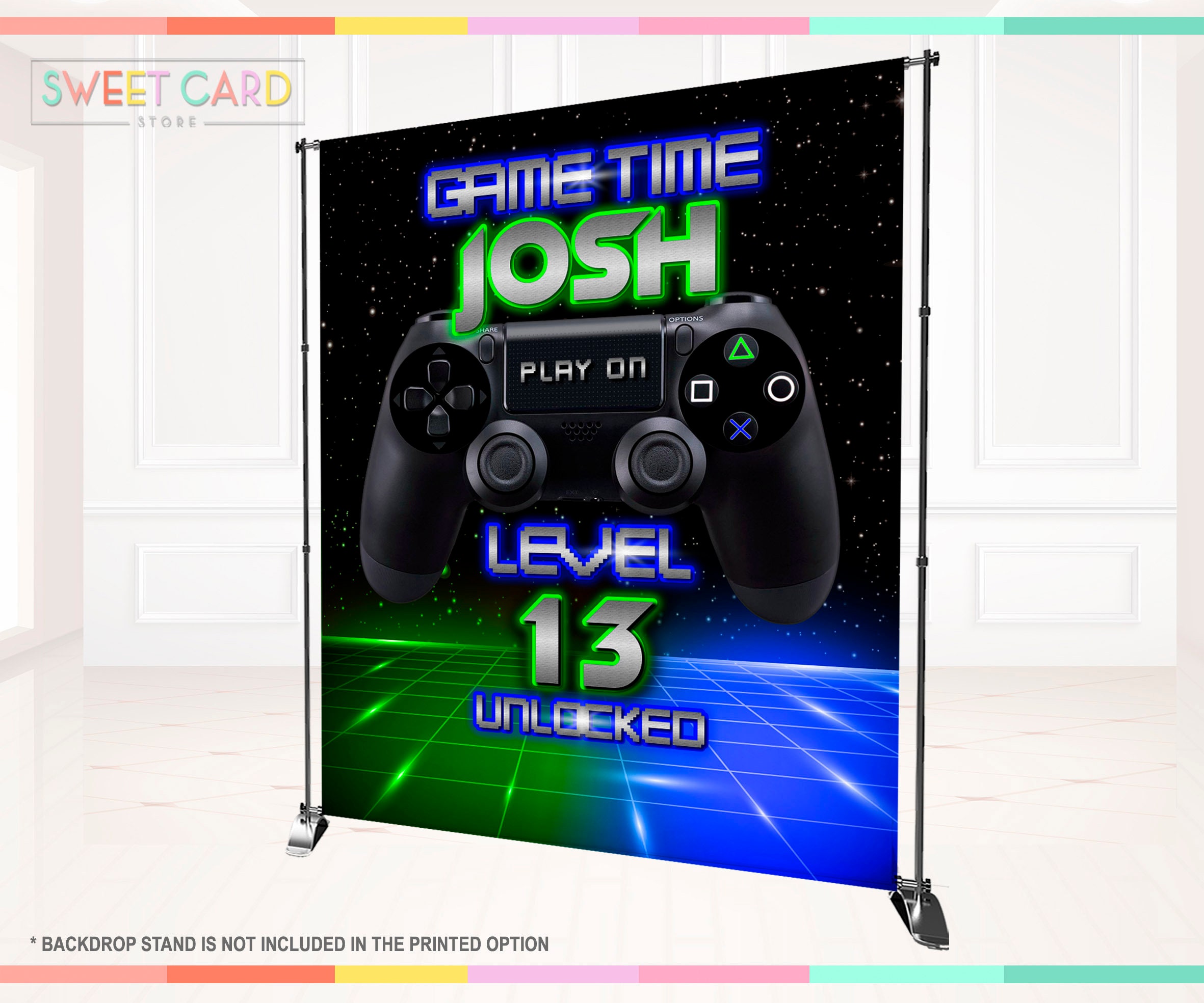 Gamer Backdrop Games Backdrop Controller Backdrop Joystick | Etsy