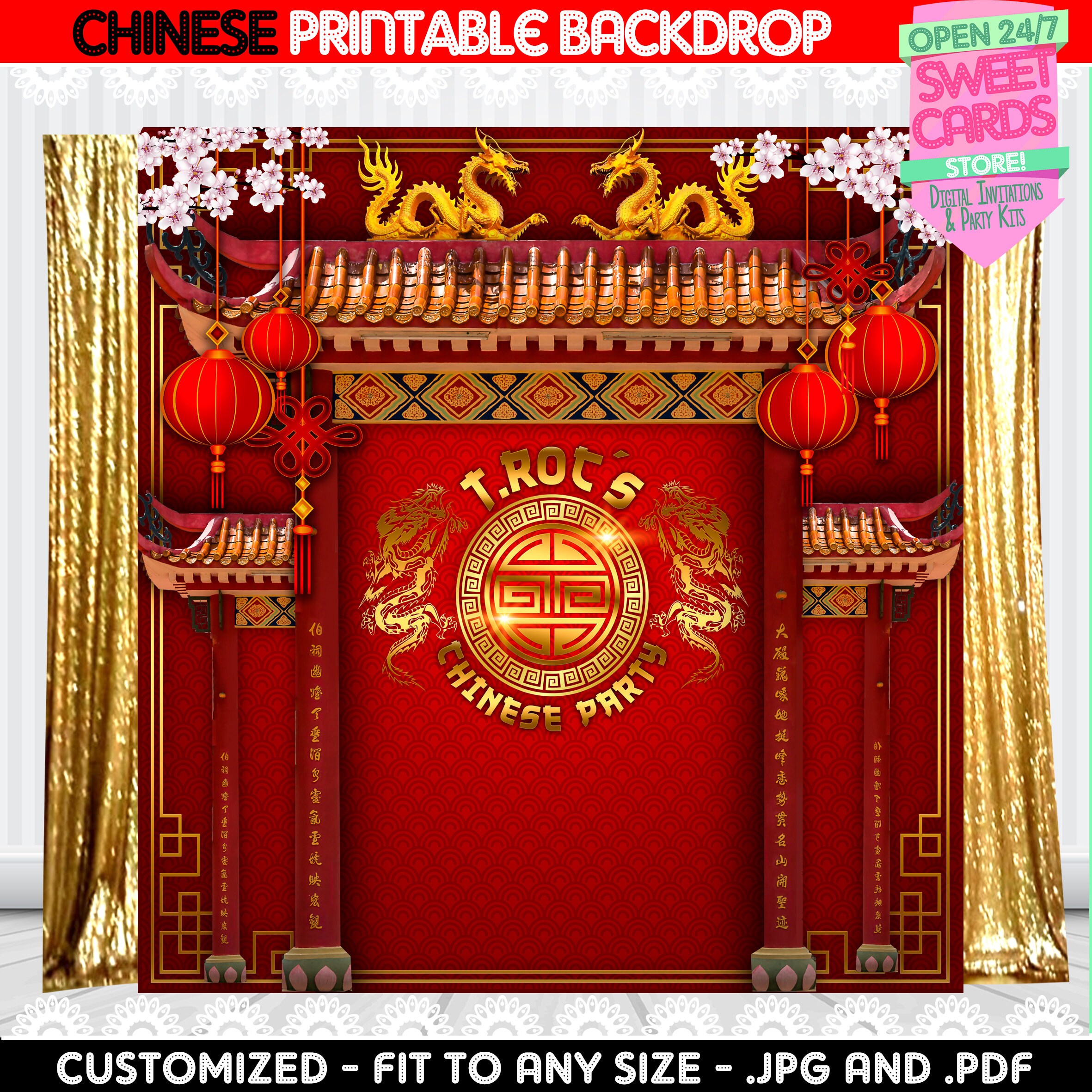 Chinese Theme Party Decorations