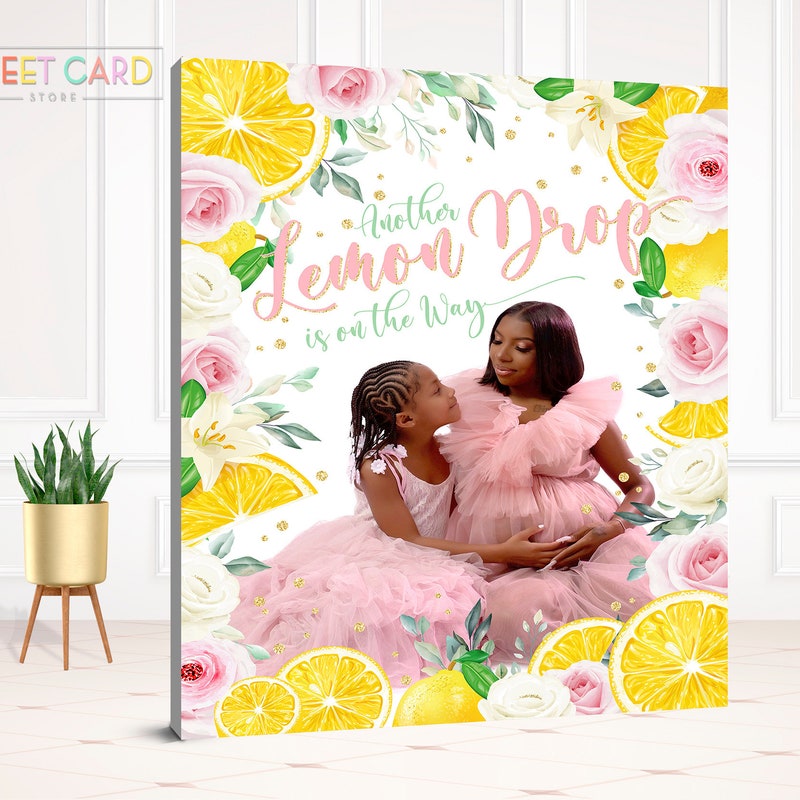 Lemon Backdrop - Etsy