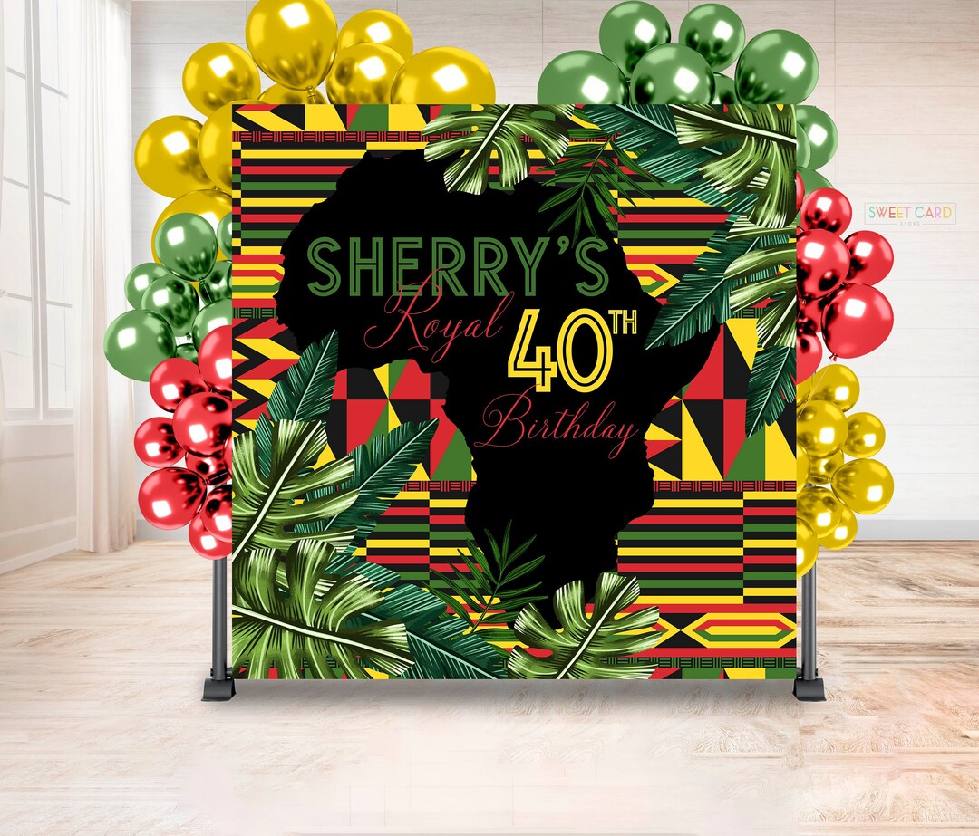 Africa Backdrop African Photo Booth Backdrop African Step and Repeat ...