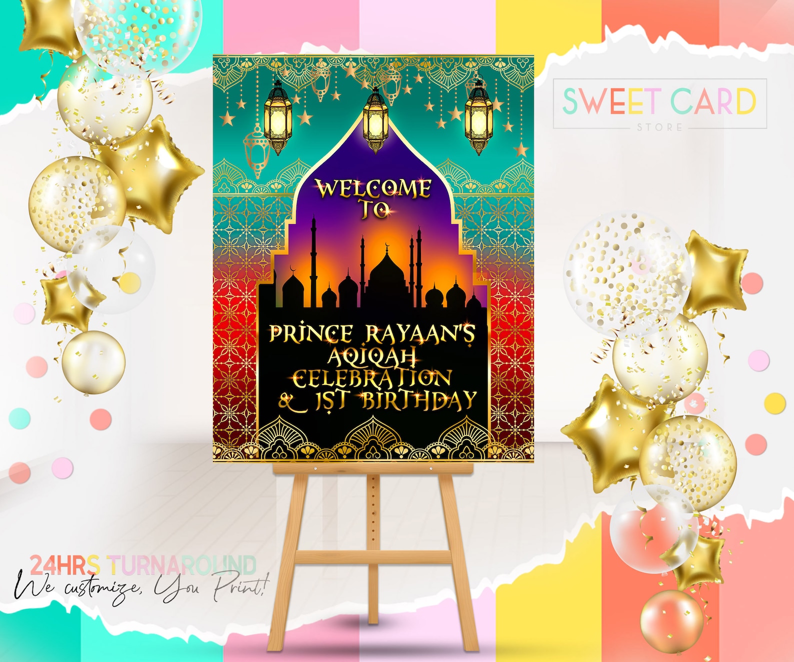 MOROCCAN WELCOME SIGN, Arabian Welcome Sign Board, Moroccan Board Sign ...