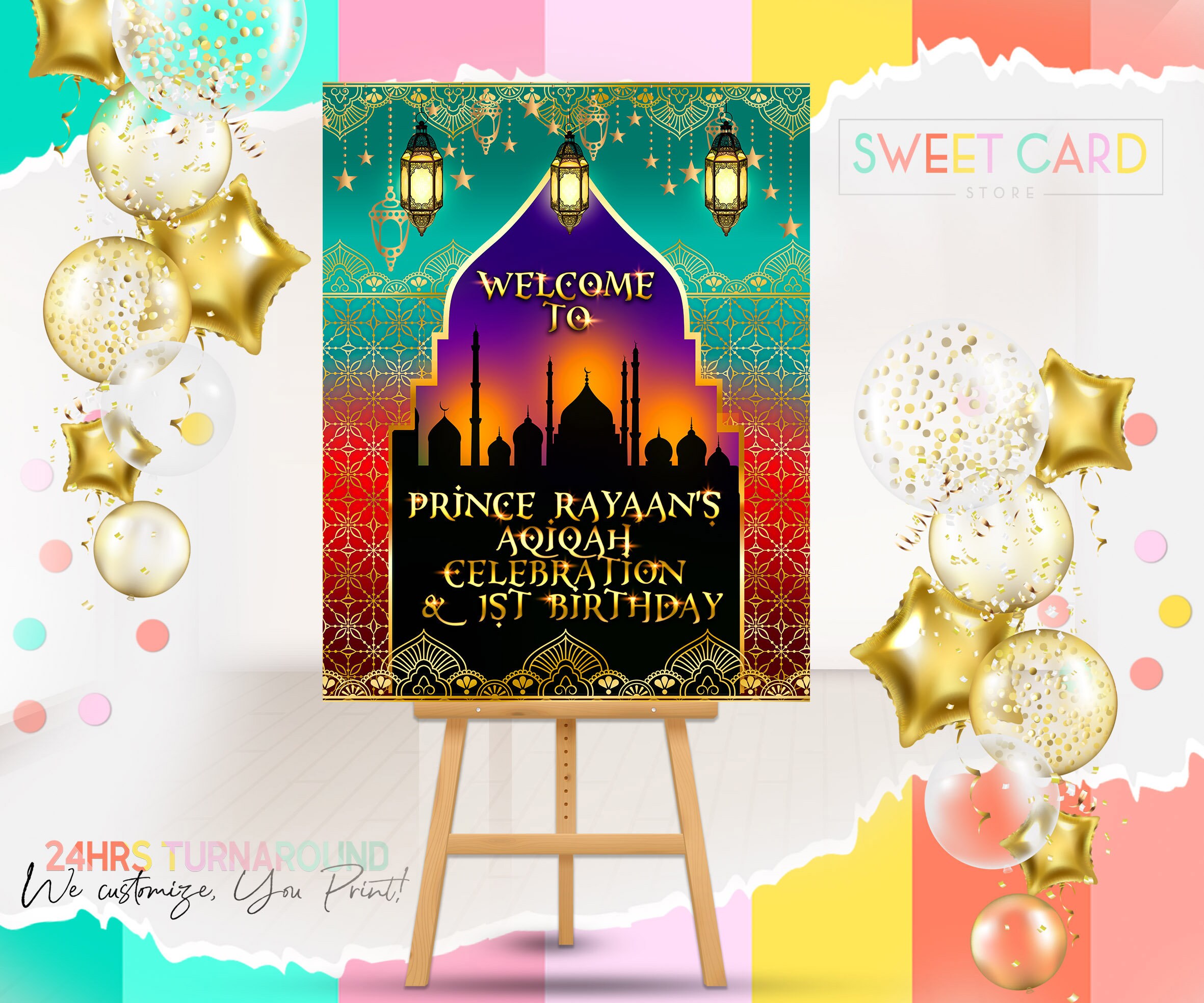 MOROCCAN WELCOME SIGN, Arabian Welcome Sign Board, Moroccan Board Sign ...