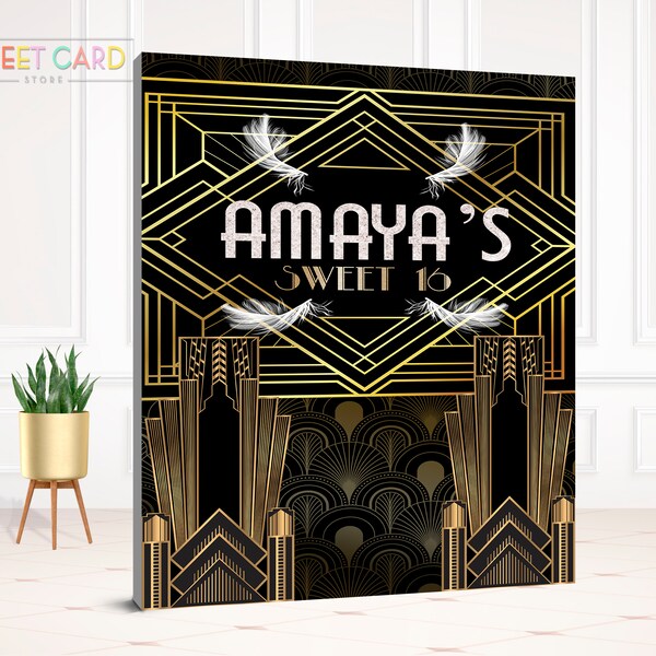 Great Gatsby Backdrop - Etsy