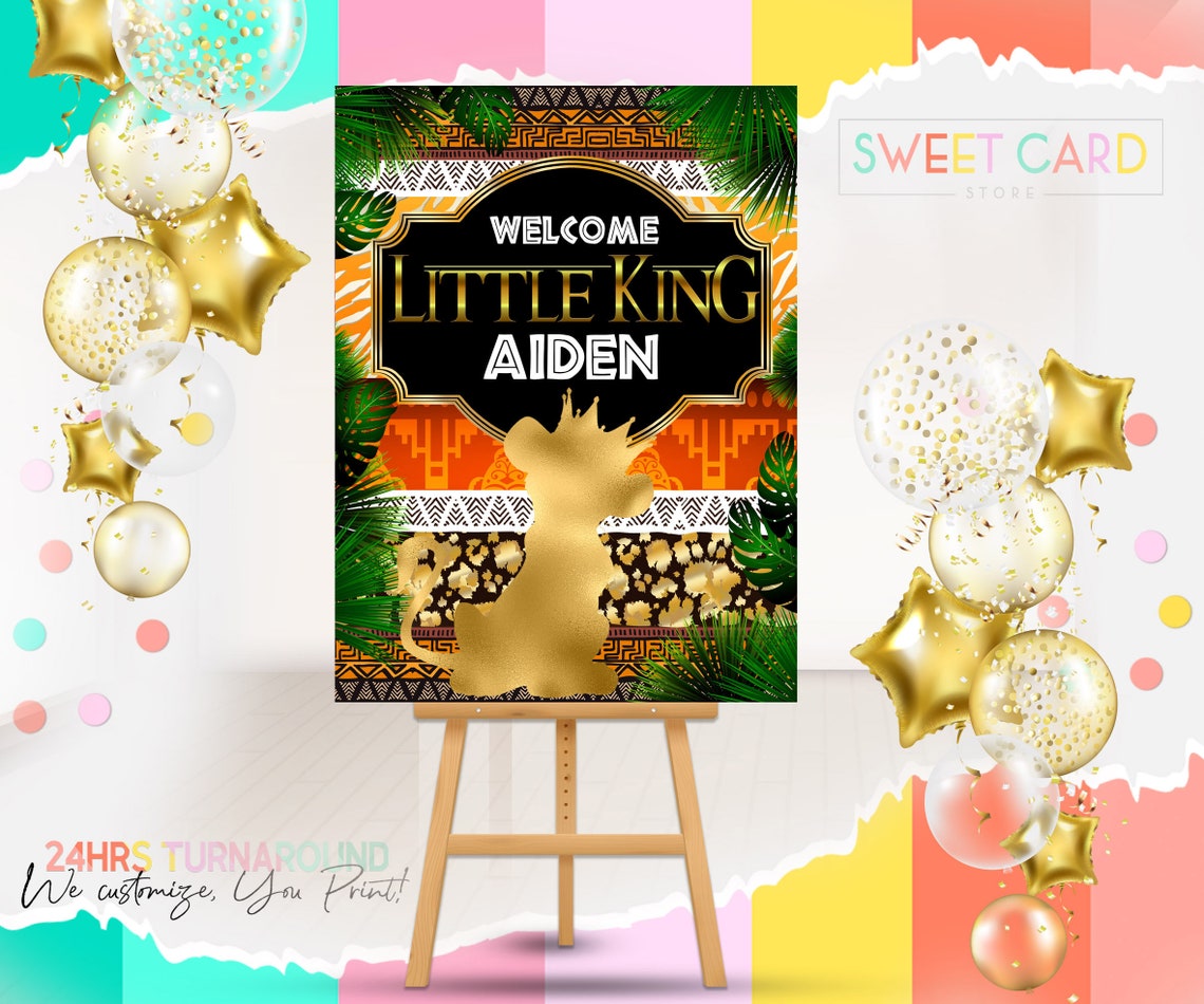 SAFARI WELCOME SIGN Jungle Safari Birthday Printable Welcome - Etsy