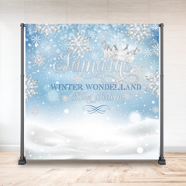 Winter Wonderland Backdrop - Etsy