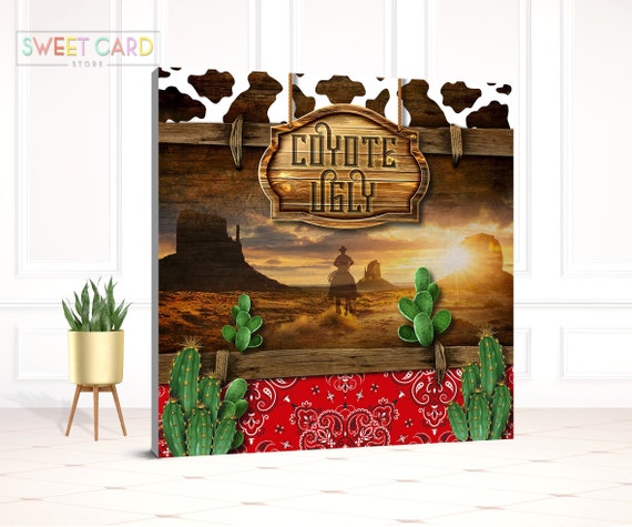 COWBOY WESTERN BACKDROP Rodeo Backdrop Cowboy Western | Etsy
