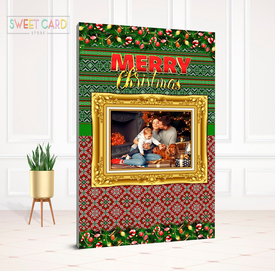 Merry Christmas Party Backdrop Christmas Decor Party Backdrop Christmas ...