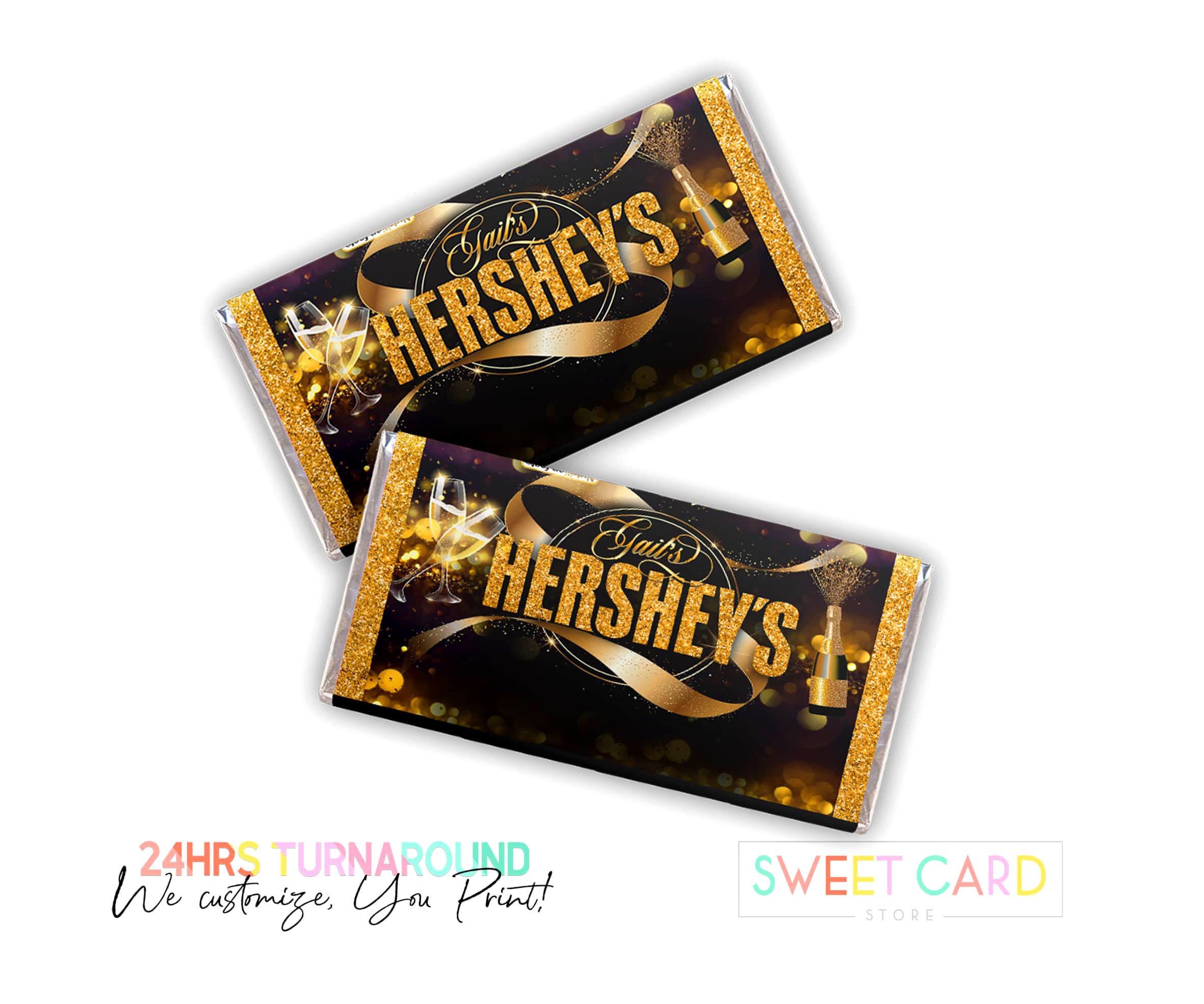 CHAMPAGNE CANDY BAR Champagne Party Glitter Candy Bar Wrapper - Etsy