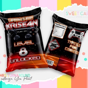 GAMER WATER LABELS, Gamer Birthday Party Water Labels, Gamer Gaming ...