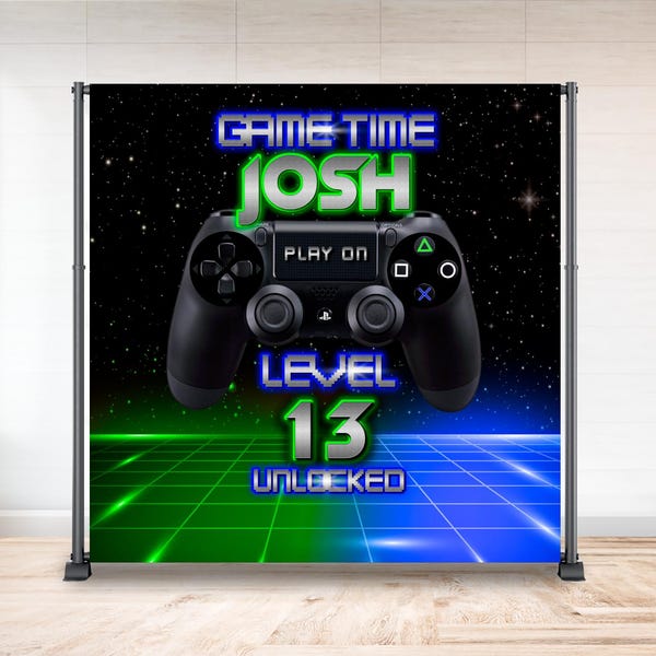 Gamer Backdrop - Etsy