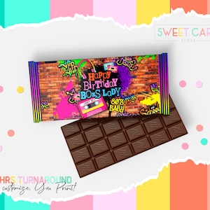 GRAFFITI POP ROCKS, Graffiti Retro 80s 90s Pop Rocks Wrapper Template ...