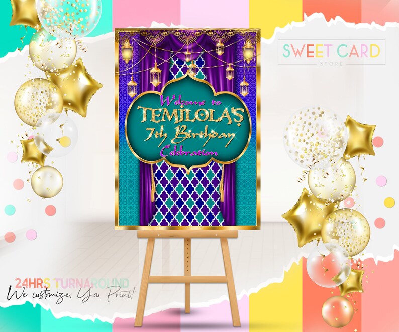 MOROCCAN WELCOME SIGN Arabian Welcome Sign Board Moroccan | Etsy