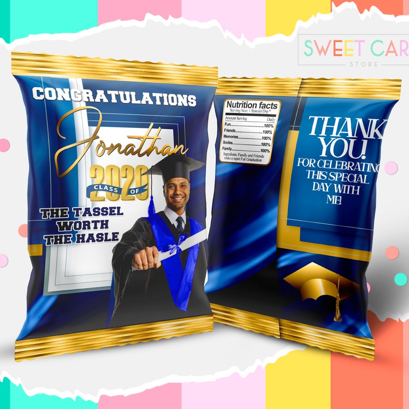 Graduation Chip Bags - Etsy
