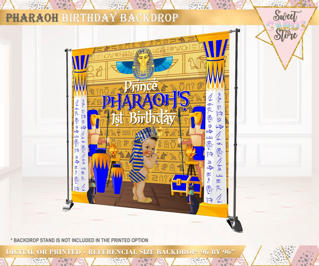 Egypt Baby Shower Backdrop, Egyptian Pharaoh Party Backdrop, Egypt ...